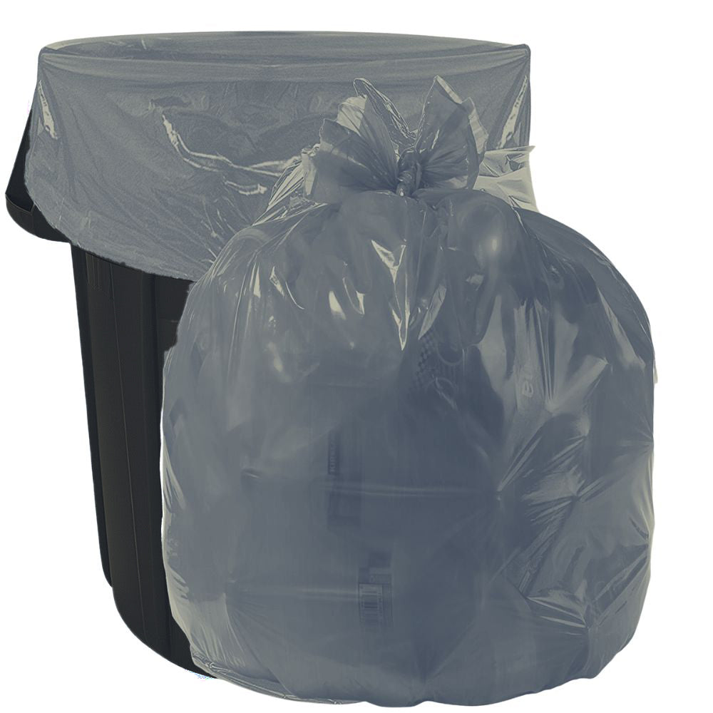 Silver Garbage Bags and Silver Trash Bags | W33SL15 | Plasticplace ...